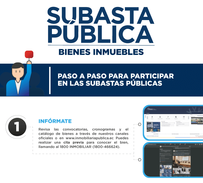 Paso a paso para participar en las Subastas Públicas Ascendentes de ...